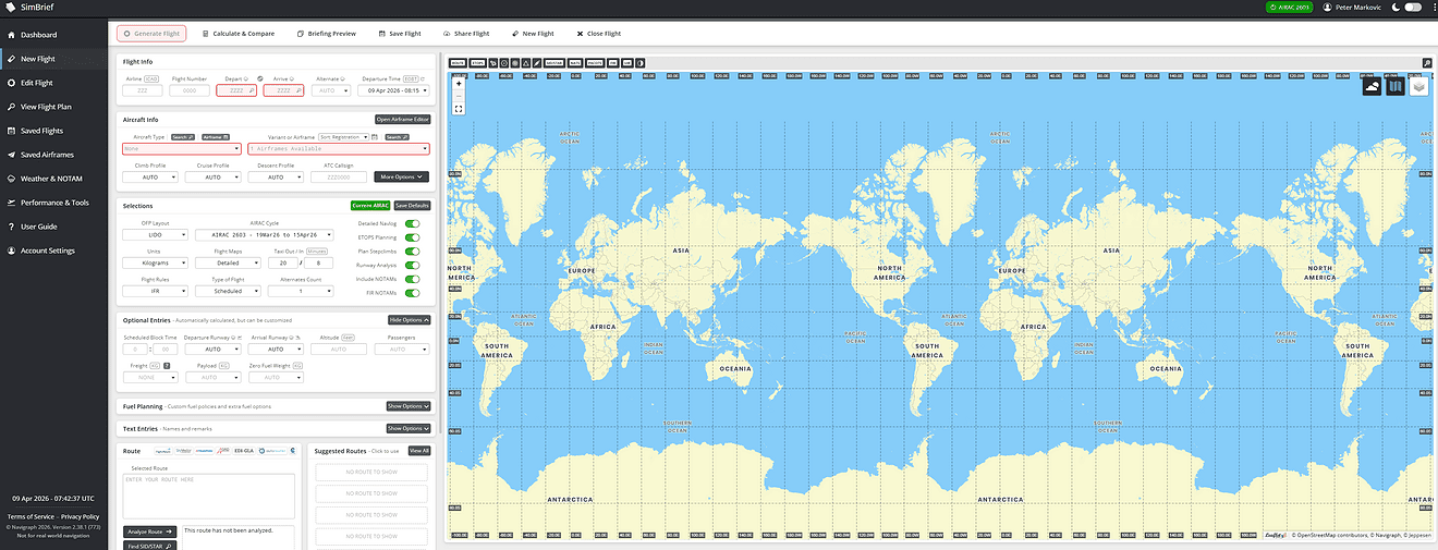 SimBrief Step-by-Step Guide for MSFS 2024 - Flight Simulation Showcase